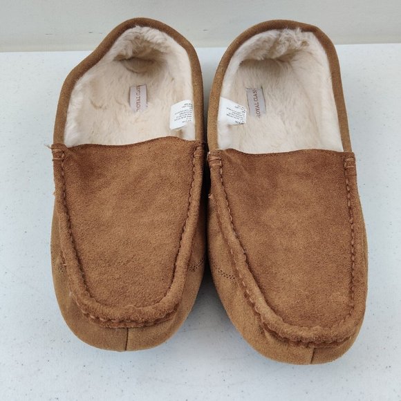 Royal Class | Shoes | Royal Class Slippers Mens 3 Genuine Suede Fur ...